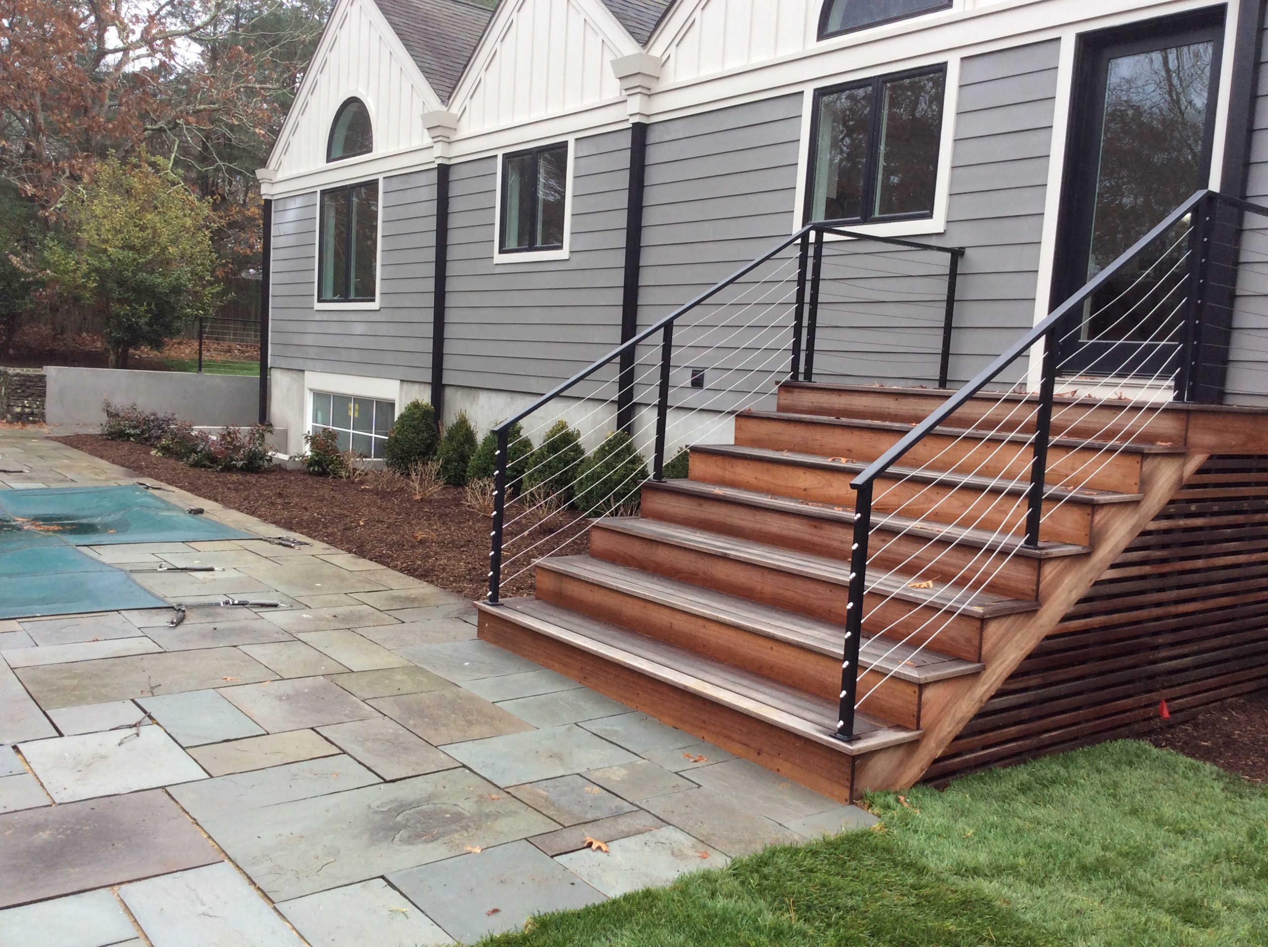 Hampton-Landscape- Decking- Steps-Railing - Hampton Nursery & Landscape